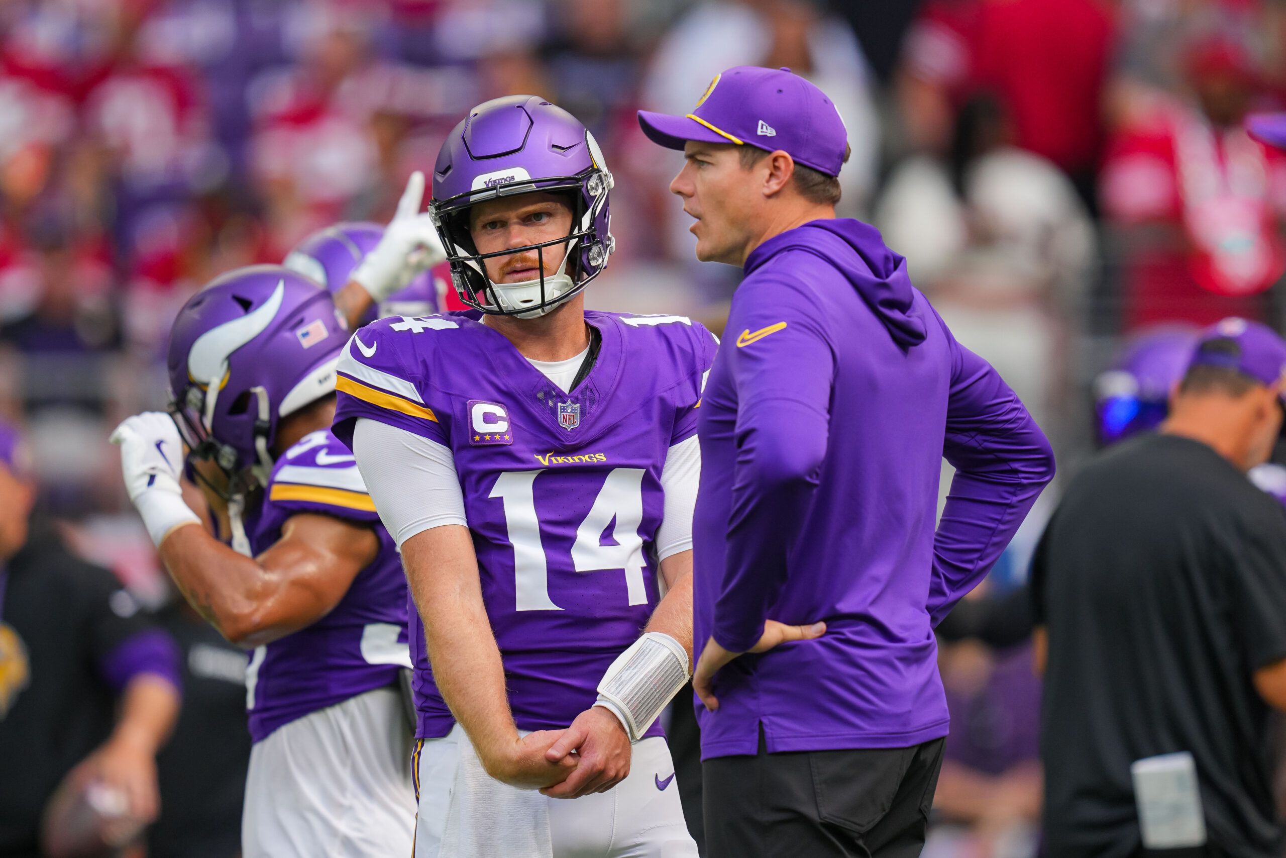 Vikings HC Kevin O'Connell Gets Emotional Talking About Sam Darnold